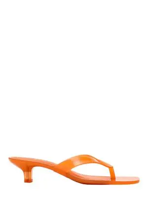 Steve Madden Steve Madden Tracie Jelly Thong Heels Orange