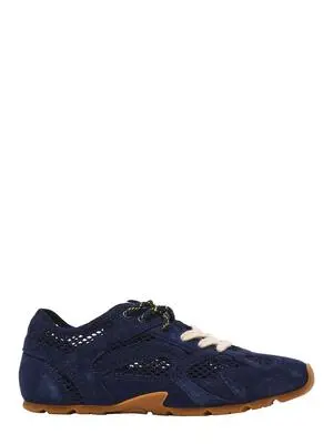 Steve Madden Steve Madden Aziel Mesh Lace-Up Sneakers Navy