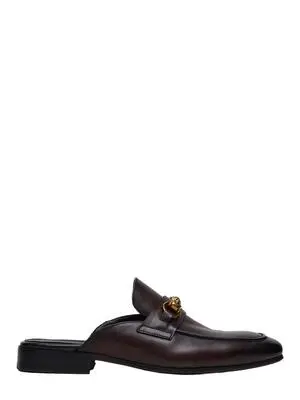 Steve Madden Jovian Slip-on Mule With Horsebit Accent - Brown