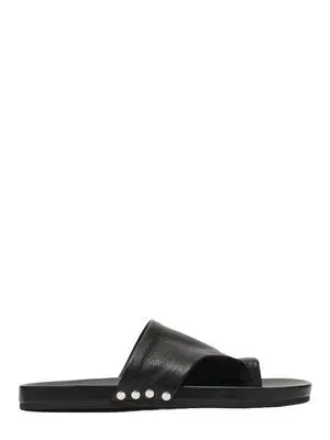 Steve Madden Steve Madden Kessey Leather Thong Sandals Black