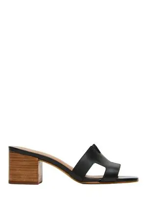 Steve Madden Hana Block Heel Sandals - Black