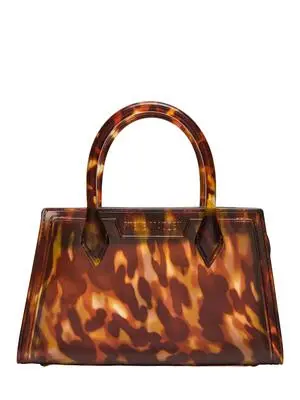Steve Madden Peach Jelly Bag With Top Handle And Chain Strap - Tortoise