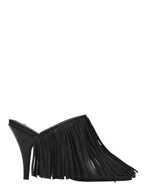 STEVE MADDEN Steve Madden Fringe Mule Heels