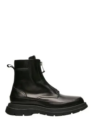 Steve Madden Romario Ankle Boots With Lug Sole - Black