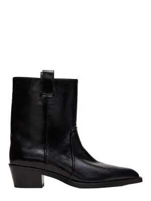 Steve Madden Vinny Block Heel Booties - Black