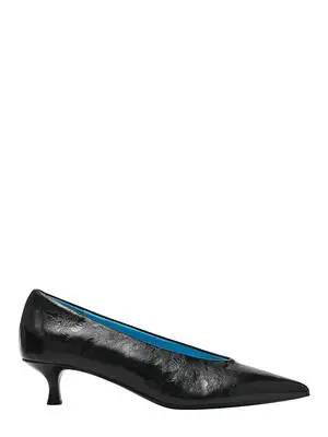 Steve Madden Jaffa Pointed Toe Kitten Heel - Black