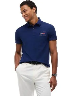 Tommy Hilfiger Regular Fit H-logo Polo - Navy