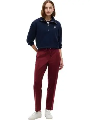 Tommy Hilfiger Tapered Drawstring Jogger Pants - Dark Red Header