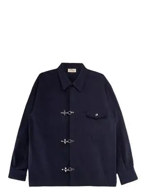 PINE LOS ANGELES Fireman Work Shirt - Blue