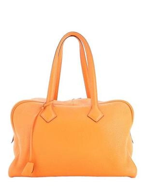 Hermès Victoria Ii Bag Clemence 35 - Orange