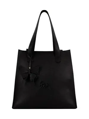 CAVALINHO Signature Cv Leather Tote Bag - Black