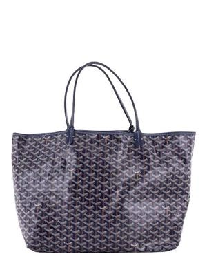 Goyard Saint Louis Tote Coated Canvas Gm - Blue
