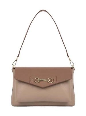 CAVALINHO Signature Cv Leather Handbag - Sand/beige
