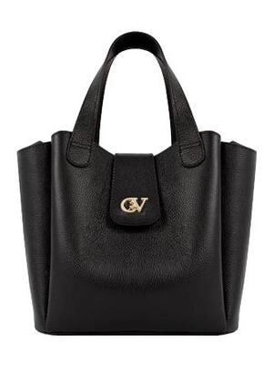 CAVALINHO Signature Cv Leather Handbag - Black