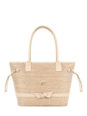 CAVALINHO Almare Woven Tote Bag - Beige