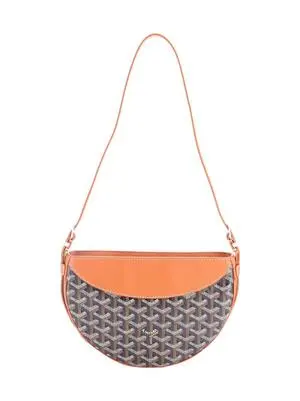 Goyard Hirondelle Shoulder Bag Coated Canvas And Leather - Brown