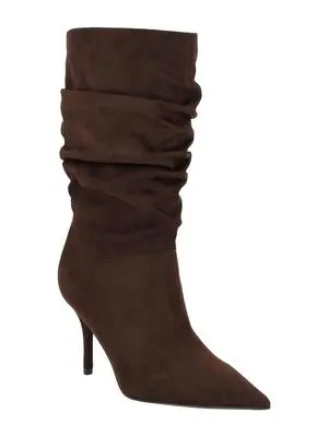 Nine West Murto Faux Suede Slouch Boot - Brown