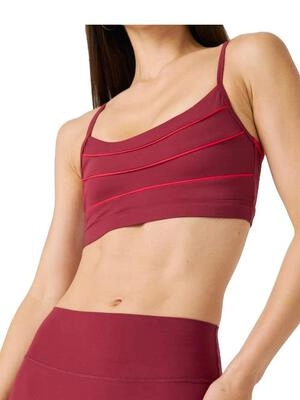 DAUGHTER LESSONS Ligne Sports Bra - Cabernet