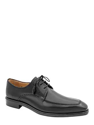 Mezlan Leather Derby Shoes - Black