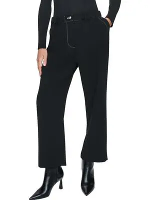 Dkny Straight Leg Pants - Black