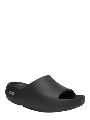 OOFOS Ooahh Slide Sandals - Black