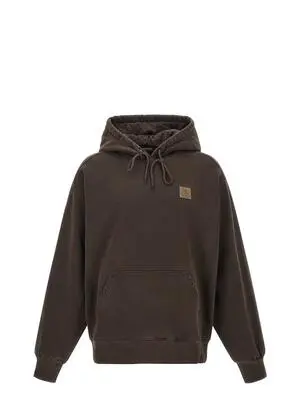 Carhartt Work In Progress Carhartt WIP 'Vista' Hoodie With Quilted Hood And Logo Patch Brown