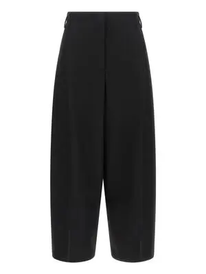 Jacquemus Le Pantalon Miami Wide Leg Trousers - Black