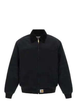 Carhartt Work In Progress Og Santa Fe Jacket - Black