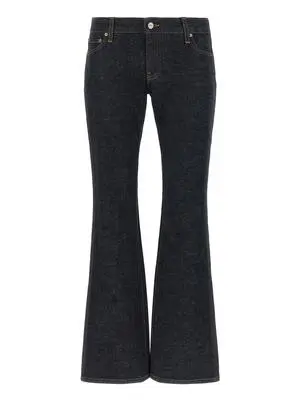 Khaite KHAITE 'Conforti' Flare Leg Jeans Blue