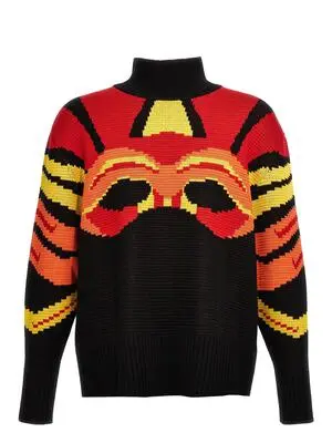 BLUEMARBLE Jacquard High Neck Sweater - Multi