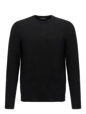 ZANONE Zanone Wool Crew Neck Sweater Black