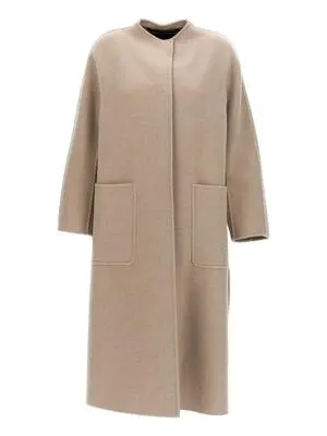 Max Mara Max Mara Gioiosa Double Cashmere Coat Beige