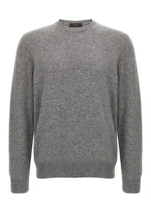 ZANONE Virgin Wool Crewneck Sweater - Gray