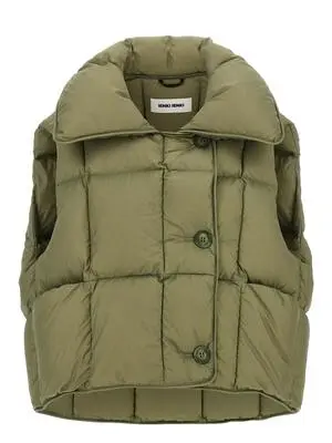 IENKI IENKI Quilted Down Vest - Green