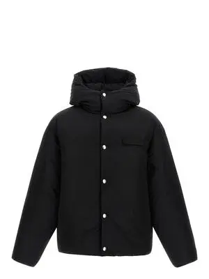 Jacquemus JACQUEMUS La Doudoune Padded Down Jacket With Hood Black
