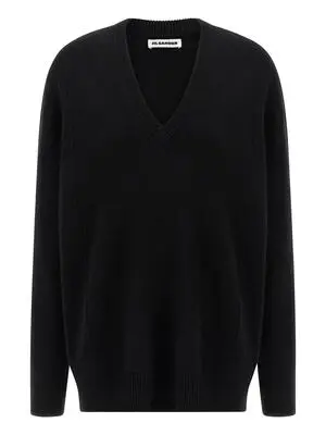 JIL SANDER Jil Sander V-Neck Wool And Cashmere Sweater