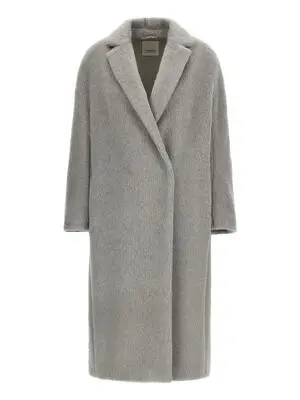 Max Mara MAX MARA Giorgia Long Coat Gray