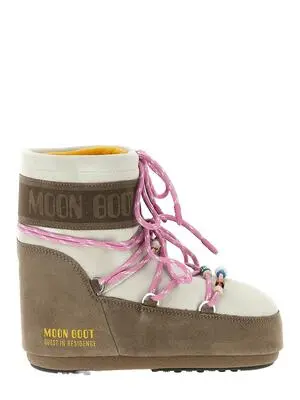 Moon Boot Moon Boot X Guest In Residence Suede Ankle Boots Multi