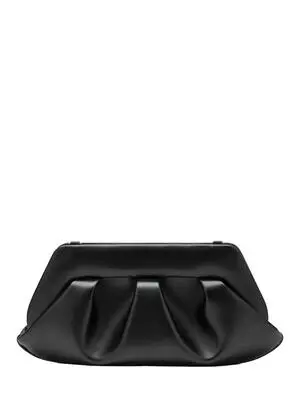 THEMOIRE Bios Ruched Clutch - Black