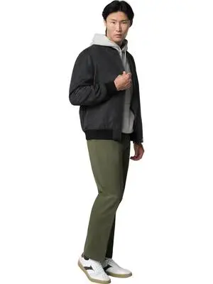 INDOCHINO Heartford Herringbone Bomber Jacket - Gray