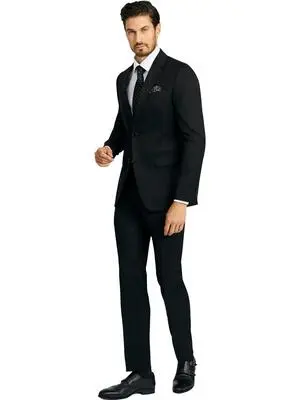 INDOCHINO Hereford Cavalry Twill Blazer - Black