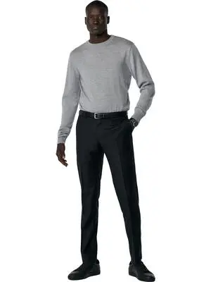 INDOCHINO Rothwell Windowpane Pants - Black