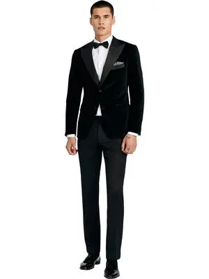 INDOCHINO Harford Velvet Dinner Jacket - Black