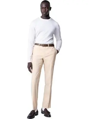 INDOCHINO Howell Wool Stretch Pants - Sand