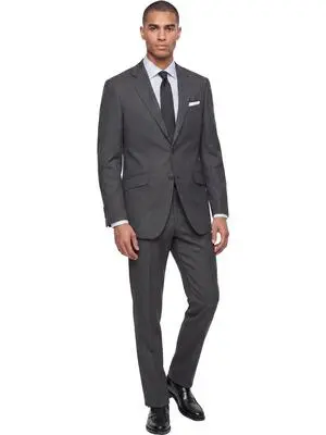 INDOCHINO Monviso High-twist Traveler Charcoal Gray Blazer
