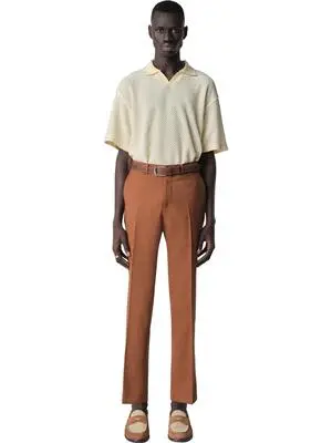 INDOCHINO Odell Wool Silk Pants - Orange