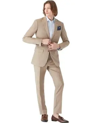 INDOCHINO Hamilton Sharkskin Suit - Sand