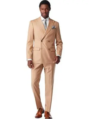 INDOCHINO Hayward Flannel Suit - Camel