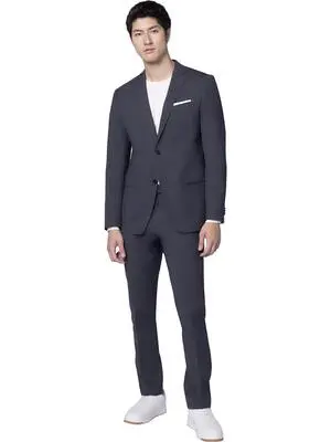 INDOCHINO Howell Wool Stretch Blazer - Gray