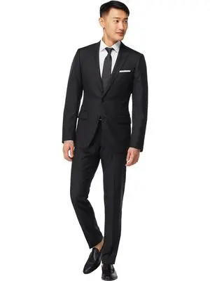 INDOCHINO Highbridge Herringbone Suit - Black